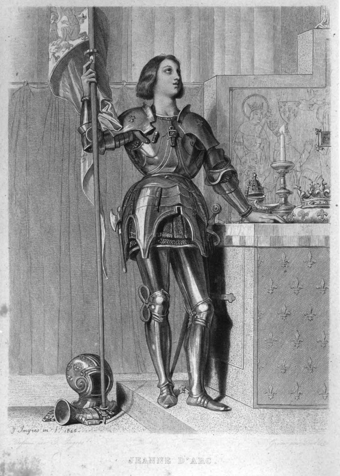 Ingres’s Joan of Arc Painting (1854)
